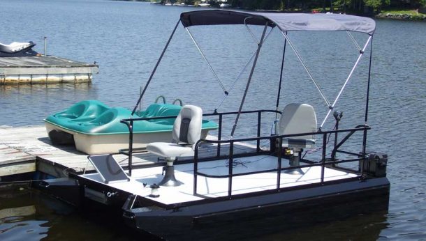 Pond Craft Mini Pontoon boats are customized, hand built, small fishing ...
