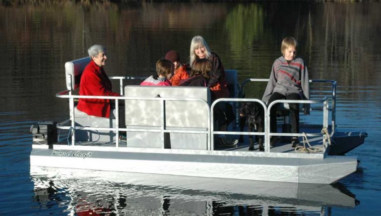 Pond Craft Mini Pontoon boats are customized, hand built, small fishing ...