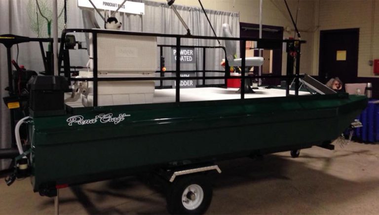 Pond Craft Mini Pontoon boats are customized, hand built, small fishing ...