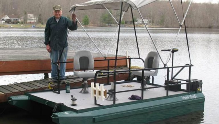 Pond Craft Mini Pontoon boats are customized, hand built, small fishing ...