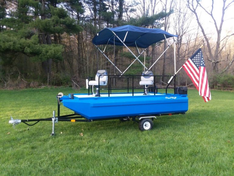Pond Craft Mini Pontoon boats are customized, hand built, small fishing ...