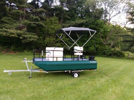 Pond Craft Mini Pontoon boats are customized, hand built, small fishing ...